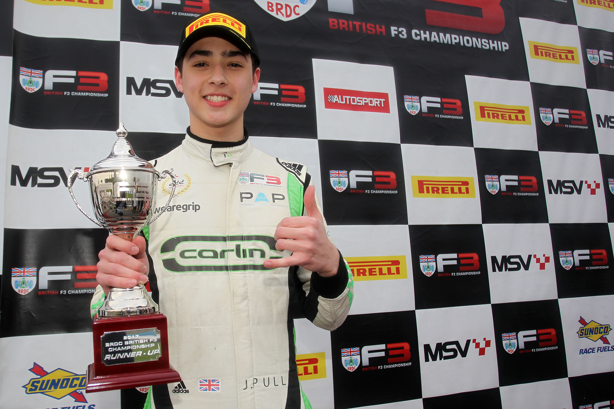 James Pull runner-up in British F3 for Toyota Racing Series